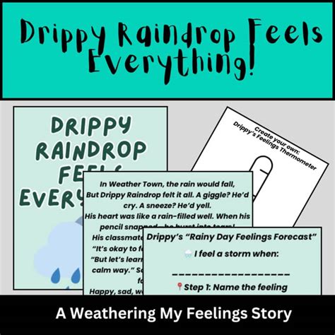 Drippy Raindrop Just Cant Stop Crying Sel Story And Emotional Expression