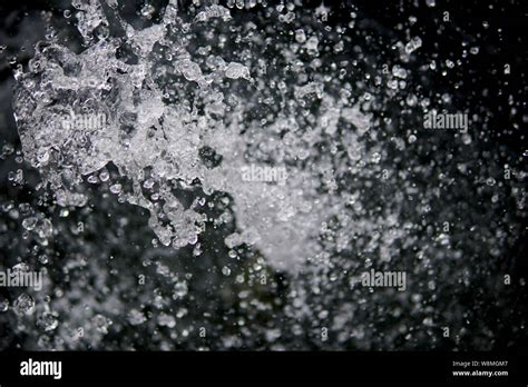 Water Splash On Black Backgroundstylish Water Splash Isolated On