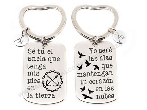 Llaveros Con Frase Para Parejas Big Wedding Rings Dia De La Madre
