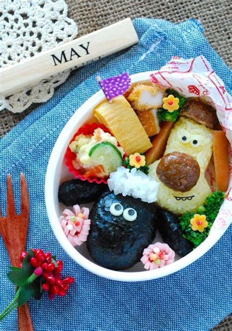 ひつじのショーンのキャラ弁アイデアまとめキャラ弁初心者でもできます macaroni