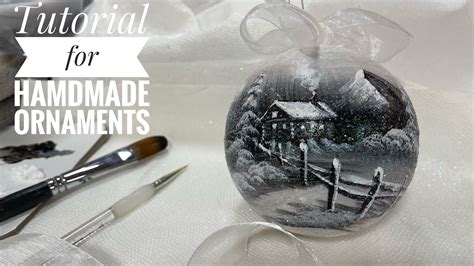 EASY Hand PAINTED Christmas Ornaments Step By Step Acrylic Painting