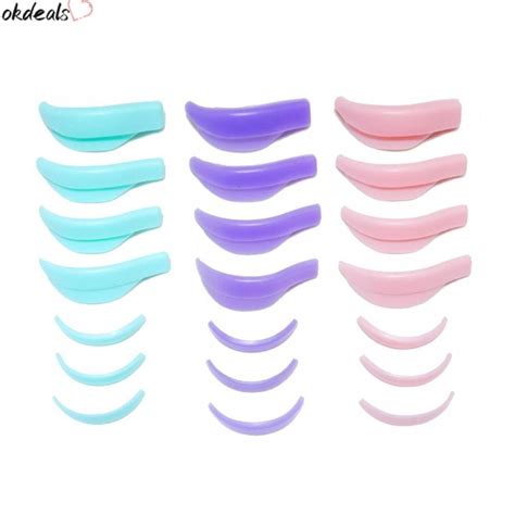 Okdeals 7 คู่ Eyelash Perm Pad Reusable Eyelash เคลือบเครื่องมือ