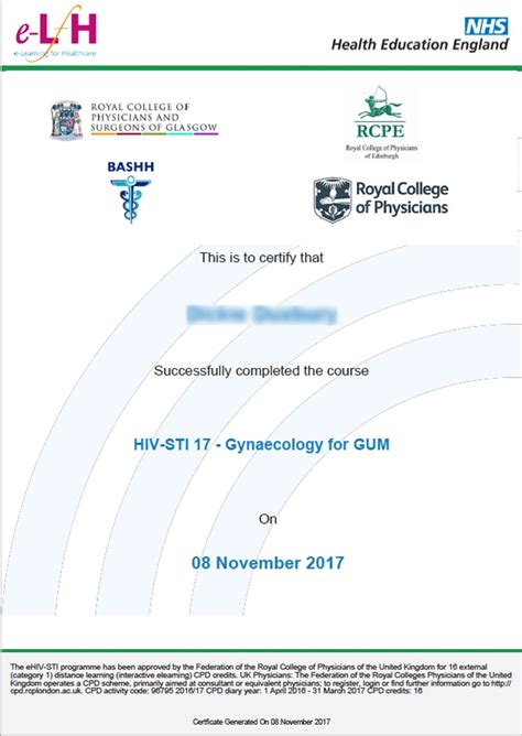 Sexual Health Sti Online Course Meducination