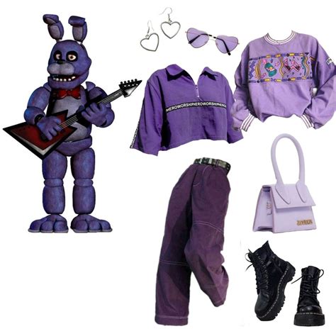 Bonnie Outfits Fnaf Disfraces Para Halloween Amigas Ropa Cosplay Ropa