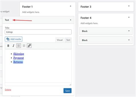 2 ways to create and display footer widgets in wordpress envato tuts