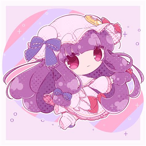 Inukkomaru Patchouli Knowledge Touhou Absurdres Highres 1girl Bow