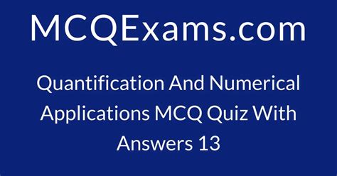 MCQ Questions For Class Commerce Applied Mathematics Quantification And Numerical