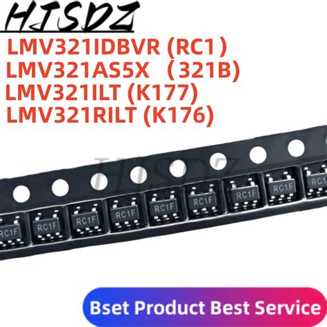 10pcs Lmv321 Lmv331 Lmv321idbvr Lmv321as5x Lmv321ilt Lmv321rilt Rc1f C12 321b K177 K176 Sot2323 Png