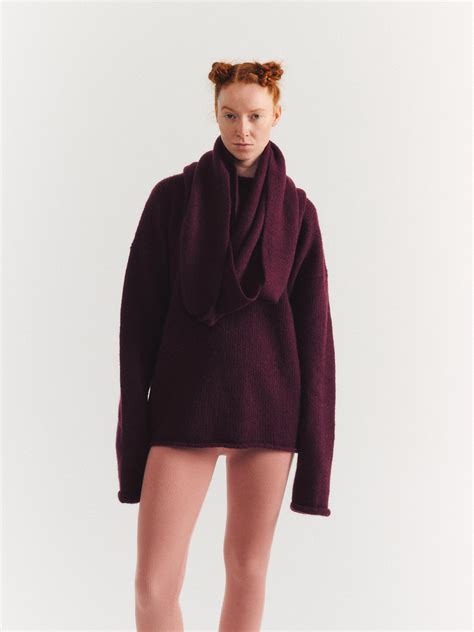 Softy Loop Scarf Wo Cash Prune Casey Casey