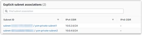 Associate A Custom Route Table With Private Subnets