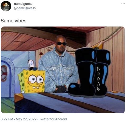 Kanye Wit Da Spongebob Boots Kanye Wests Big Balenciaga Boots Know