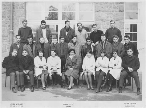Photo De Classe Sciences Expérimentales 64 65 De 1964 Lycée De Jeunes