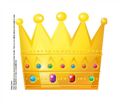 King Crown Template Pdf Template