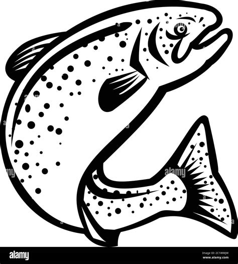 Trout Clip Art Black And White