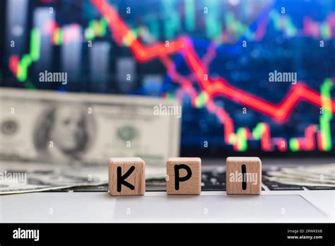 Kpi Key Performance Indicator Concept Small Cube Block With Alphabets Building The Word Kpi On