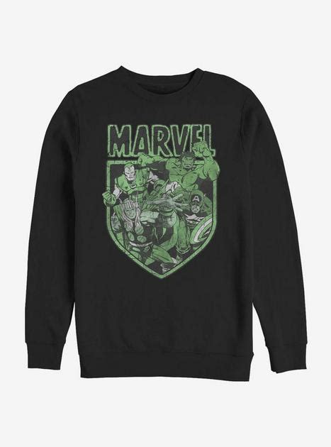 Marvel Avengers Marvel Tonal Sweatshirt Black Hot Topic