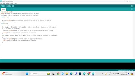 barath kumar on linkedin the concept of arduino uno ide servo motor is