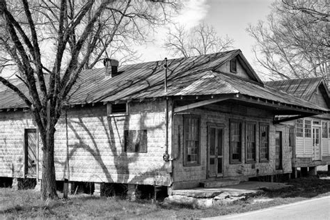 Abandoned Ce Dodson Grocery Store Black And White Photograph
