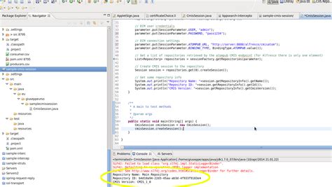How To Create A Cmis Session Using Apache Chemistry Opencmis Giuseppe