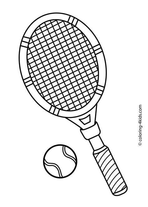 Sélection de dessins de coloriage tennis à imprimer sur LaGuerche