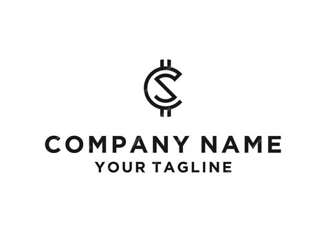 Cs 로고 디자인 일러스트 벡터 프리미엄 벡터