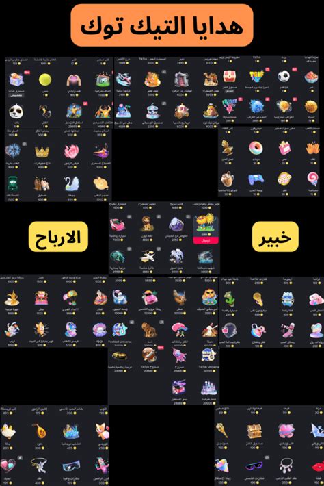 سعر هدايا التيك توك كم تساوي كل هدية بالتفصيل خبير الارباح