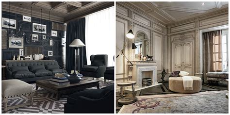 Style Néoclassique Et Style Art Déco Deux Intérieurs Sophistiqués