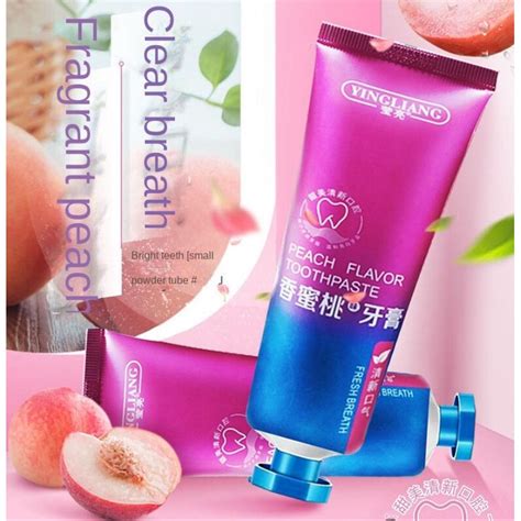 100g Toothpaste Remove Odor Mild Menthol Peach Flavor Dental Cream 香蜜桃牙膏 Shopee Malaysia