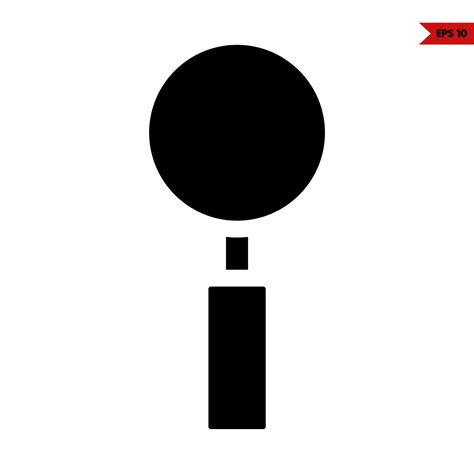 Magnyfing Glass Glyph Icon 21722669 Vector Art At Vecteezy