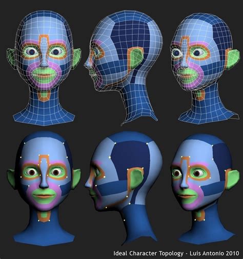 Kelly D Animation Film Character Modelling And Edge Loops