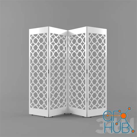 3d Model Small Portable Partition 118814