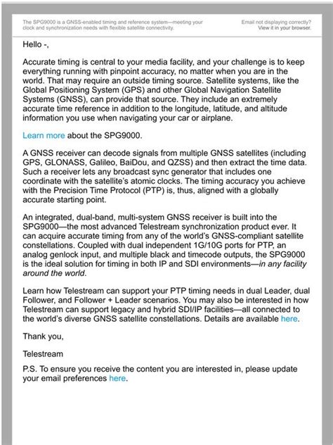 Telestream Advanced Ip And Sdi Synchronization With Gnss Connectivity Milled