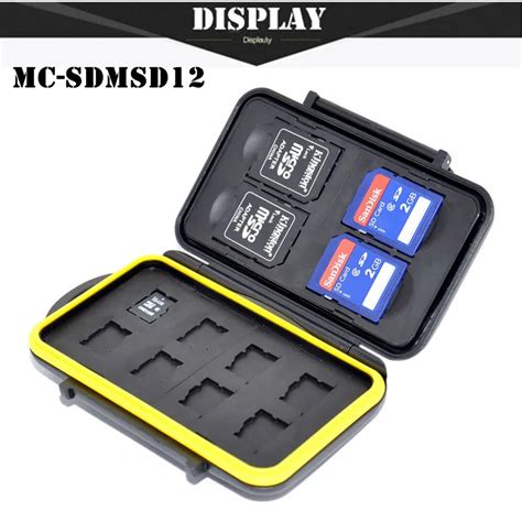 Aliexpress Com Buy Free Shipping SDMSD12 Memory Card Case Anti Shock Waterproof Tough Micro SD