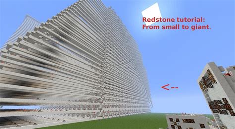 Redstone Tutorial From Small To Giant Minecraft Blog