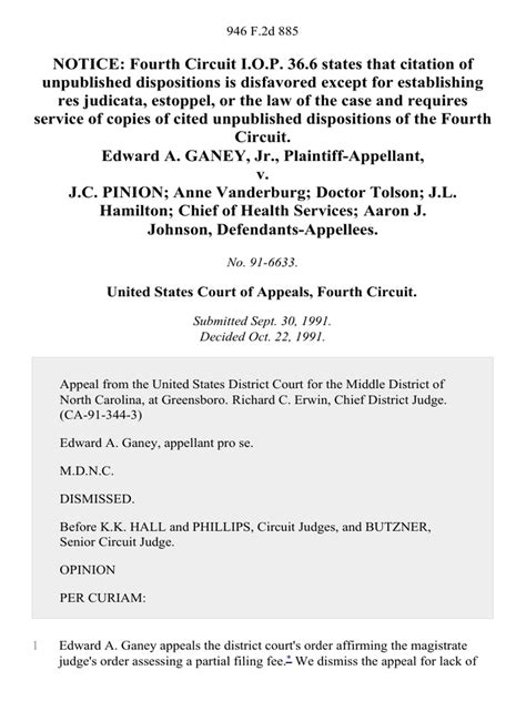 United States Court Of Appeals Fourth Circuit Pdf
