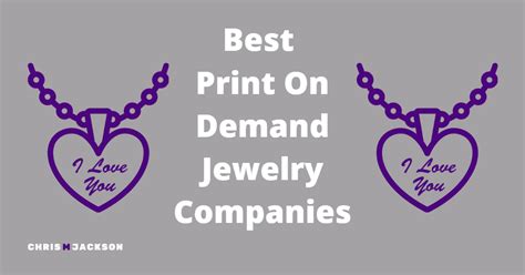 Best Print On Demand Jewelry Companies To Use In 2023