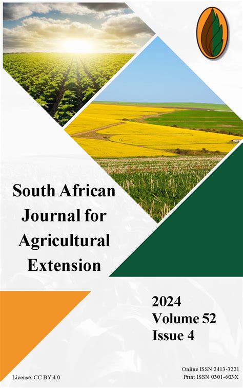 Vol 52 No 4 2024 South African Journal Of Agriculture Extension