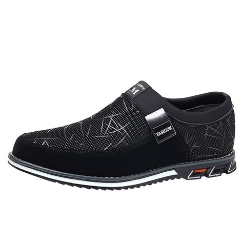 Entyinea Mens Leather Dress Classic Lace Up Formal Shoesblack 39