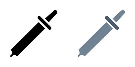 스포이드 아이콘은 검은 색과 컬러 버전으로 포장됩니다 건강 진단에 대한 스톡 벡터 아트 및 기타 이미지 건강 진단 건강관리와 의술 귀 부분 Istock