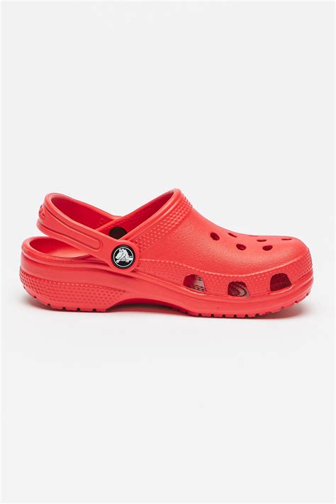 Crocs, Крокс с отворена пета и перфорации, Червен, 32-33 EU - eMAG.bg