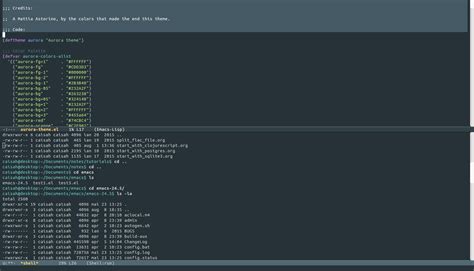 Aurora Theme Emacs Themes