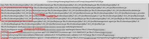 Idea命令行缩短器助你解决此问题：command Line Is Too Long Shorten Command Line