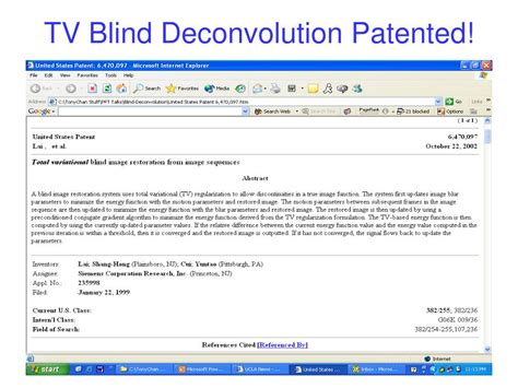 Ppt Some Blind Deconvolution Techniques In Image Processing Powerpoint Presentation Id232756