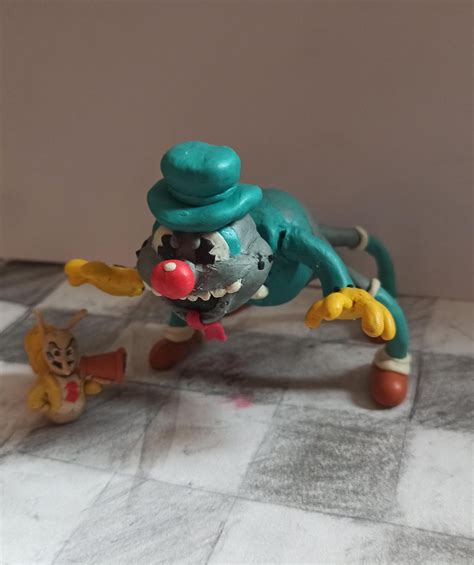 Spider Mobster And Snail Boss Made Of Clay Made By Me Rcuphead