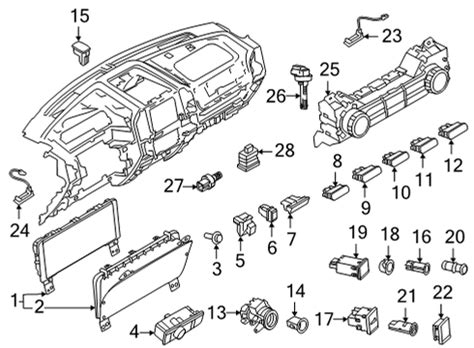 Oem Ford Jl Z H A Range Sensor