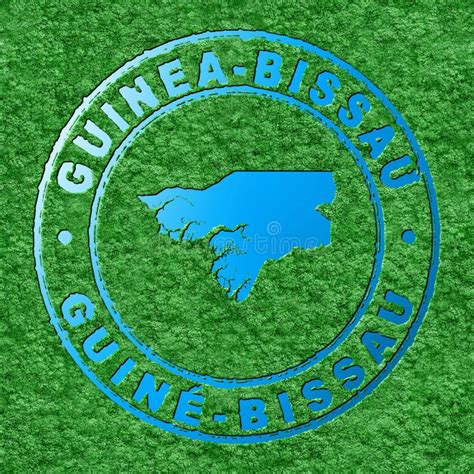 Map Of Guinea Bissau Forest With Water Map Stock Illustration Illustration Of Future Forest