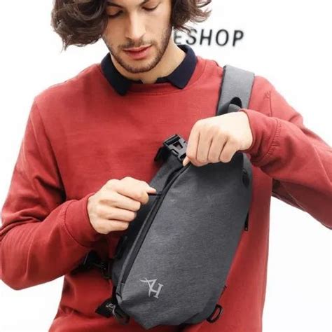 Arctic Hunter Mens Water Resistant Sling Backpack One Shoulder Bag Purse At Rs Single