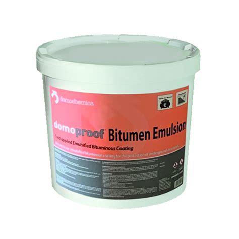 Domoproof Bitumen Emulsion En63 Waterproofing Liquid Applied Bituminous Products Domochemica