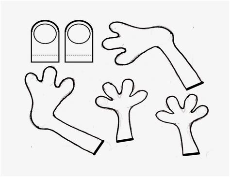 Printable Frog Hat Template