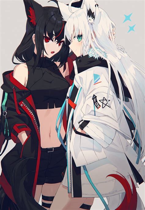Shirakami Fubuki Kurokami Fubuki And Shirakami Fubuki Hololive